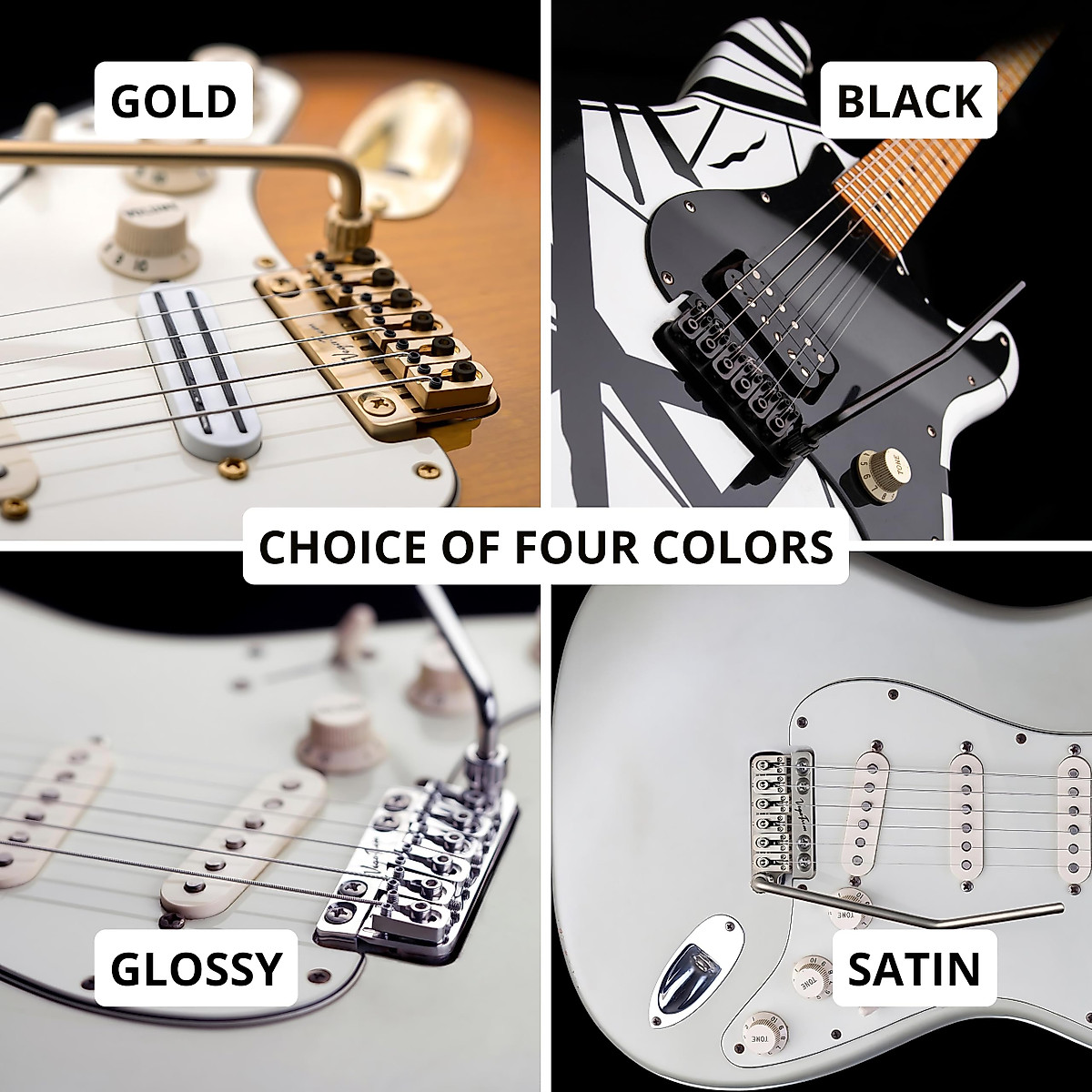 Vega-Trem VT1 Standard 6-Screw Glossy Stratocaster Guitar Tremolo Bridge For Strat No Mods Easy Installation