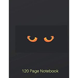 120 Page Notebook 8.5x11 in: Cat themed notebook