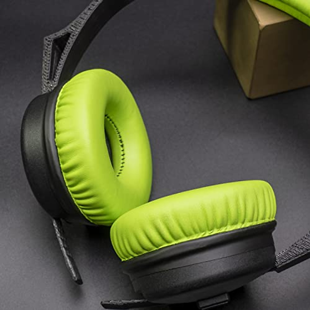 Voarmaks Green Replacement Ear Pads Foam Cushion Headband Compatible with Sennheiser HD25 HD 25 HD 25-1 HD25-1ii HD25SP HMD25 HME25 HMEC25 Headphones