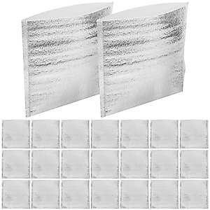 BESTonZON 50Pcs Reusable Insulation Bags Thermal Box Liners Metalized Box Liners Lunch Food Box Shopping Bag Insulation Lining Insulation Package 20cm