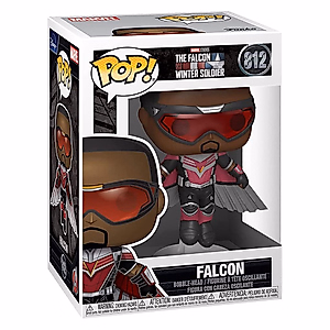 Funko Pop! Marvel: The Falcon and The Winter Soldier - Falcon (Flying) Vinyl Figure (Bundled with Pop Box Protector Case)