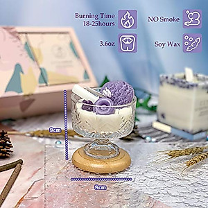 Orentas, Scented Ice Cream Candles & Cube Set, Pure Natural Soybean, Plant Mix for Aromatherapy Wax, for Home Meditation, Mother's Day Gift, Birthday Gift, 2 Bulk Packs (French Vanilla Ice-Cream)