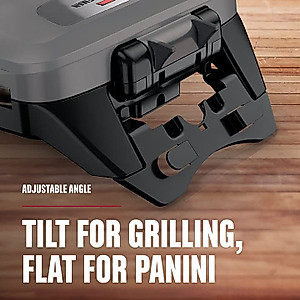 George Foreman Rapid Series 4-Serving Indoor Grill and Panini Press - Silver