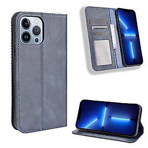 YOUKABEI MojieRy Phone Cover Wallet Folio Case for Samsung Galaxy S9 Plus, Premium PU Leather Slim Fit Cover for Galaxy S9 Plus, 1 Transparent Photo Frame Slot, 2 Card Slots, Easy Carry, Blue