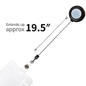 Retractable Cruise Lanyards, 4 Pack Waterproof Cruise Lanyard with ID Badge Reel Holder & Detachable Buckle for Cruises Ships Key Cards, Cruise Essentials & Must Have Accessories (4 Colors)