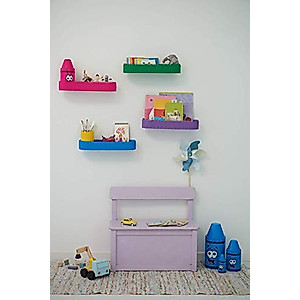 Room Copenhagen, Crayola Crayon Shelf – Wall Mounted or Tabletop Storage – Mountain Meadow