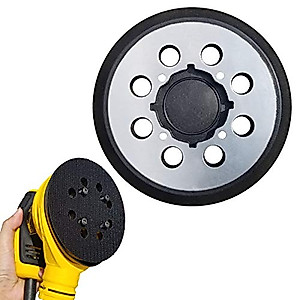 5" Hook-&-Loop Replacement Sander Pad for DeWalt DWE6423/6423K, DWE6421/6421K, DCW210B Random Orbital Sander - 5 Inch Aluminum Alloy Sanding Pad for Part Number DWE64233 & N329079 …