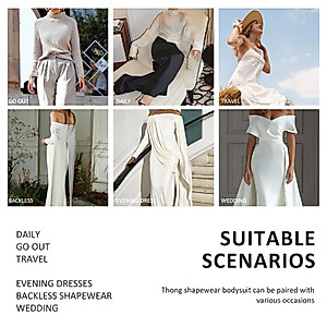 FeelinGirl Shaperwear for Women Tummy Control Panty Waist Girdles Corset Body Shaper Deep V-Neck Bodysuits Tops Black XXL