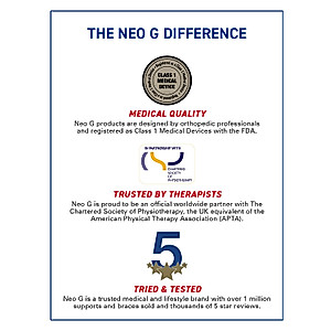 Neo G Kids Knee Support Child Open Patella – Kids Knee Brace for Joint & Meniscus Pain, Osgood Schlatter, Strains, Sprains, Instability, Juvenile Arthritis - Adjustable Compression