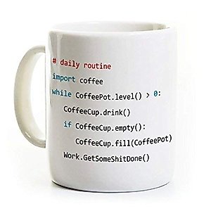 Python Programmer Coffee Mug - Software Developer Gift - Computer Science