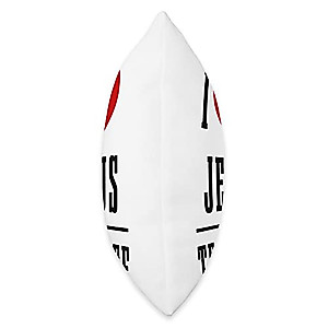 I Love Jesus & Tennessee Love Jesus and Tennessee TN Christian Throw Pillow, 18x18, Multicolor