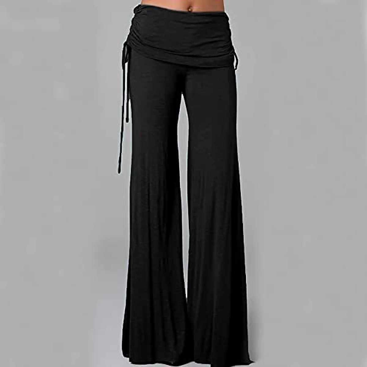 SMIDOW Mystery Boxes for Sale unclaimed Pallet Cheap Sweatpants Women Tall Flare Leggings for Women Dance Pants Bell Bottom Yoga Leggings Spandex Pants Workout Clothes Stretchy Yoga Pants Black M