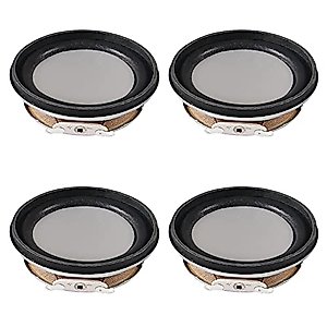 DIANN 4pcs 1.5" 4Ohm 3W Full Range Audio Speaker Stereo Woofer Loudspeaker DIY Speaker