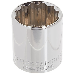 CRAFTSMAN Socket, Metric, 1/2-Inch Drive, 30mm, 12-Point (CMMT12088)