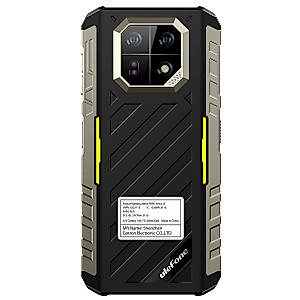 Ulefone Armor 22 Rugged Cell Phones, 16+256GB, 64MP+64MP Dual Cameras, Android 14, 6600mAh, 33W Fast Charging, 3-Card Sot Rugged Smartphone, Face/Fingerprint Unlock, NFC T-Mobile(Green)