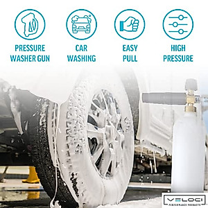 MTM Hydro SG35 Pressure Washer Car Wash Sprayer Gun, High Pressure 5000 PSI Power Washer Attachment for Boat, Roof, Car Washing