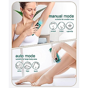 Laser Hair Removal with Cooling System, Permanent Hair Removal Device for Women and Men, Painless At-Home IPL Hair Removal for Facial Legs Arms Bikini Line Whole Body