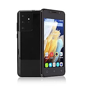 Yoidesu Unlocked Smartphones, S21 Ultra 6.1in 3G Dual SIM Unlocked Cell Phone, 1GB RAM + 8GB ROM, 5MP + 8MP Dual Camera, Face ID Android Phone with 2000mAh Battery(U.S. Plug)
