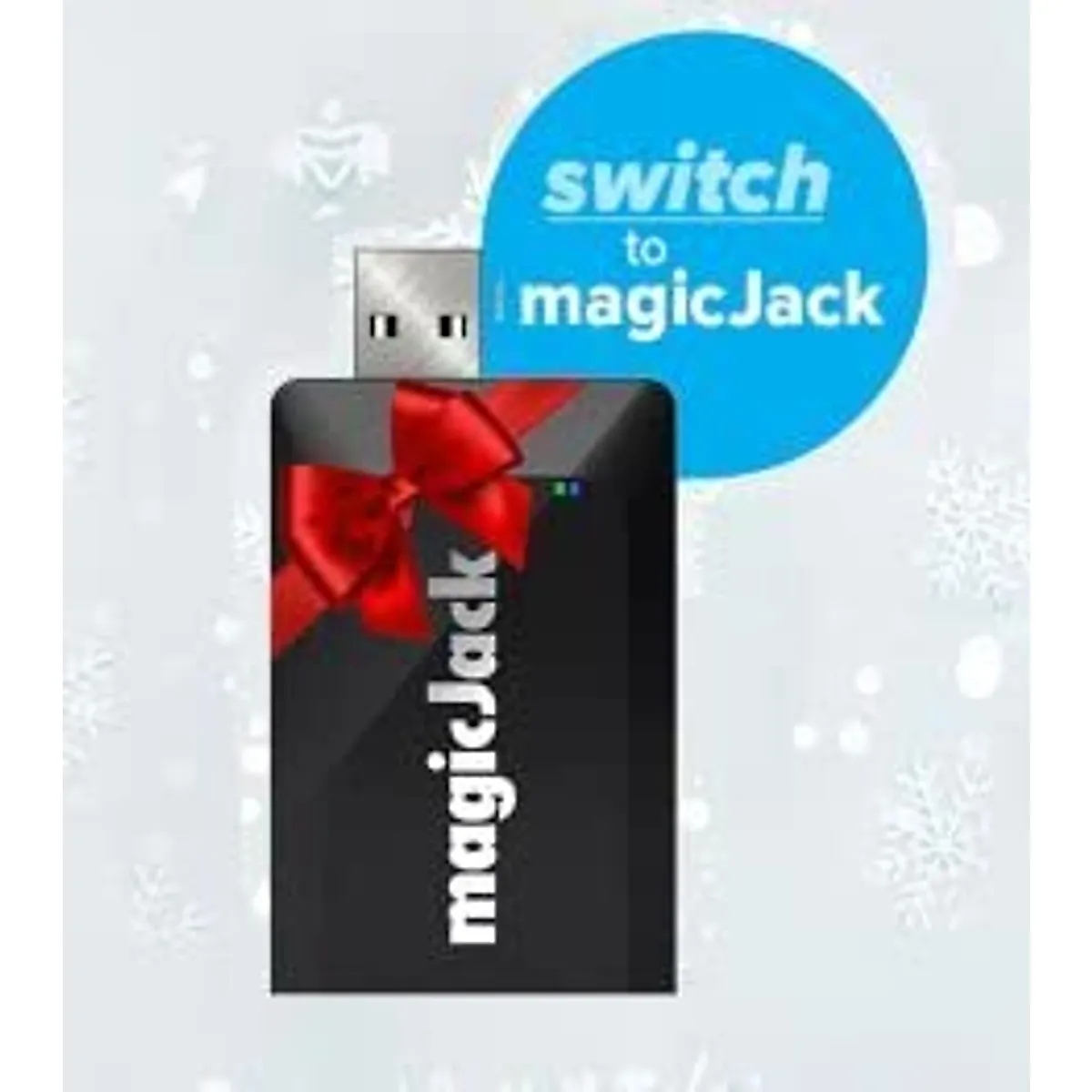 magicJack, New 2022 VOIP Phone Adapter, Portable Home and On-The-Go Digital Service. Unlimited Calls to US and Canada. NO Monthly Bill | Featuring magicIN™ & magicOUT™ Service