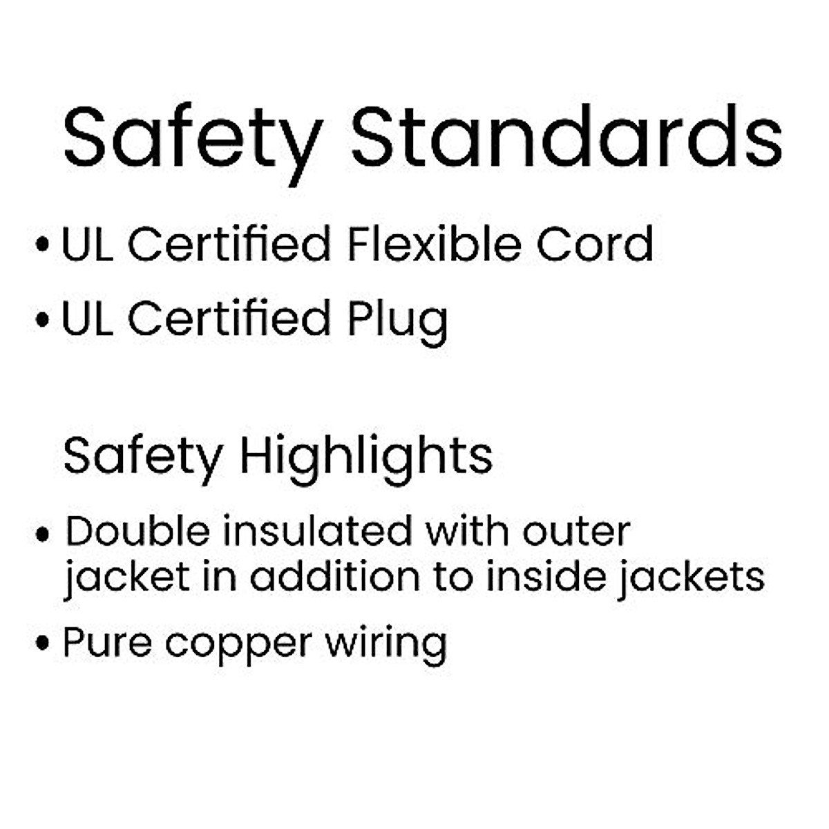 Ipax 10 Feet Long White Copper Wire AC Power Cord Cable Compatible with VIZIO TV UHD LED Smart HDTV E221-A1 E231-B1 E24-C1 E280-A1 E601i-A3 SmartCast E43-E2 E320-A0 E470-A0 LCD Monitor Sharp TV
