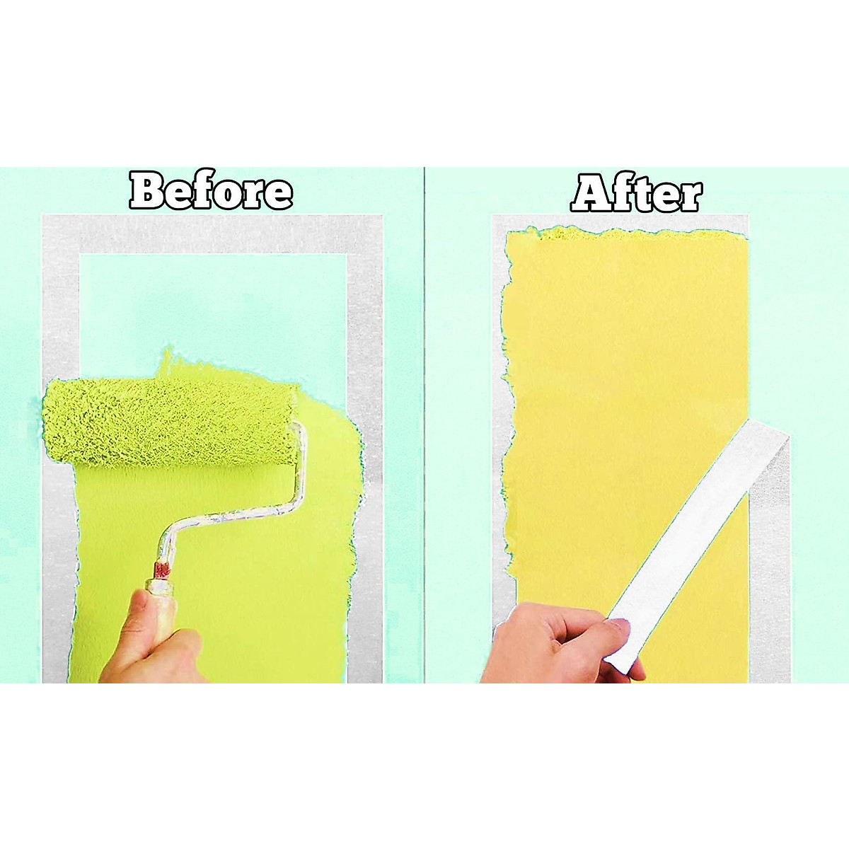 DOAY 3 Pack White Painters Tape - Masking Tape 1 inch Wide - Multi-Surface, Smart Adhesion, Indoor & Outdoor Use - Paint Tape for DIY, Labeling, Art, Car, General Purpose - 270FT Total