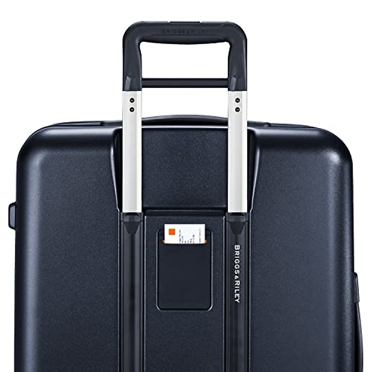 Briggs & Riley Sympatico Hardside Medium Spinner Luggage, Matte Navy, 27-Inch Checked