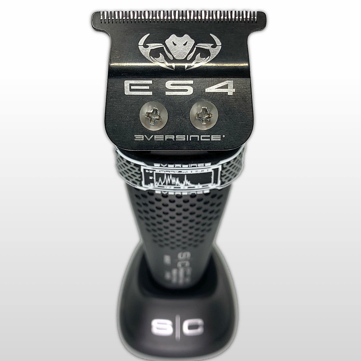 GAMMA+ 3Versince ES4 Deep Tooth DLC Ultimate Trimmer Blade Set with Deep Cutting Blade Fits Hitter, Evo, and Protege Models