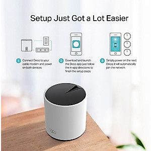 TP-Link Deco X25 AX1800 Whole-Home Mesh Wi-Fi 6 System, 2 Ports, 2.4 GHz/5 GHz