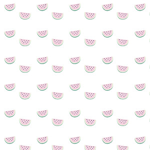 Hello Spud - Watermelons Fitted Crib Sheet Organic Cotton Jersey - Super Soft