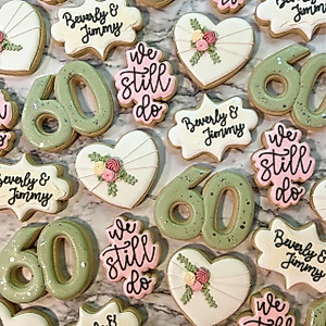 Sweet Prints Inc Number 60 Cookie Cutter - Dishwasher Safe (3.5" tall)