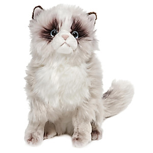 Bearington Tasha The Himalayan Stuffed Cat, 10.5 Inch Kitten Stuffed Animal