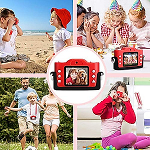 1080P Digital Camera 2.0" LCD HD Mini Camera with 32G TF Card for Kids Children 20MP HD Camera