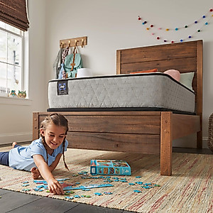 Sealy Essentials Spring Summer Elm Firm Feel Mattress and 5-Inch Foundation, Twin XL