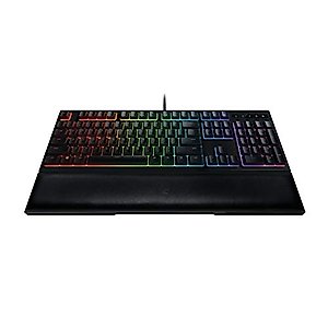 Razer ORNATA Expert: Mecha-Membrane - Individually Backlit Mid-Height Keys - Leatherette Wrist Rest - Gaming Keyboard - Gaming Keyboard (RZ03-02041800-R3U1)