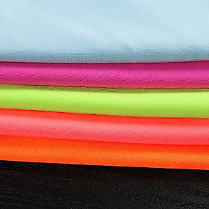 Artfish Women's Sleeveless Cropped Shirts High Neck Stretchy Fitted Basic Crop Tank Top (Hot Pink, XS)