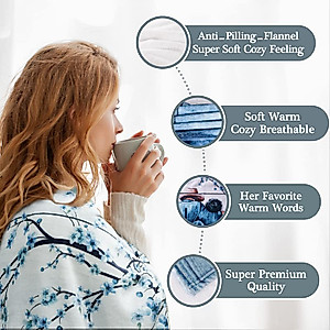 40th Anniversary Wedding Gifts for Couple 40 Years of Marriage Gift for Parents Ruby Marriage Anniversary Decorations Romantic Gifts for Him Her Husband Wife Mom Dad Papa Nana Throw Blankets 50*60