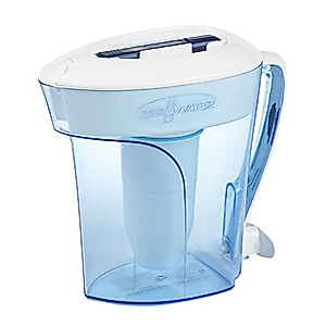 ZeroWater 10-Cup Ready-Pour Water Filter Pitcher - NSF Certified 0 TDS Water Filter to Remove Lead, Heavy Metals, PFOA/PFOS, Improve Tap Water Taste