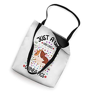 Kids Funny Guinea Pig Gift Just A Girl Who Loves Guinea Pigs Tote Bag