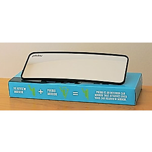 Family Car Mirror by Pikibu® - A better way to see your kids. View ALL your children and your blind spots - 180-degree View - High Definition Clarity