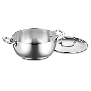 Cuisinart French Classic Tri-Ply Stainless 4.5-Quart Dutch Oven with Cover