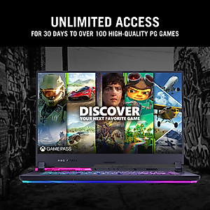 ASUS ROG Strix G15 (2022) Gaming Laptop, 15.6" 300Hz IPS FHD Display, NVIDIA GeForce RTX 3050, AMD Ryzen 7 6800H, 16GB DDR5, 1TB SSD, RGB Keyboard, Windows 11 Home, G513RC-IS74