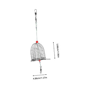 Fishing Accessories Metal Basket 10 PCS Carp Feeder Bait Feeder Stainless Steel Lure Fishing Cage Fishing Tackle Bait Holder Fishing Accessories Metal Basket