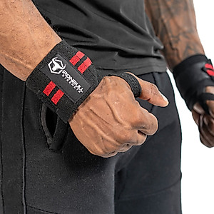Wrist Wraps for Weightlifting (USPA & IPL Approved) - 18” Premium Quality Wrist Straps for Weightlifting - Weight Lifting Wrist Wraps with Thumb Loop - Best Gym Wrist Wraps for Lifting Weights, Curls & Dips - Lifting Wrist Wraps for Bench, Powerlifting &