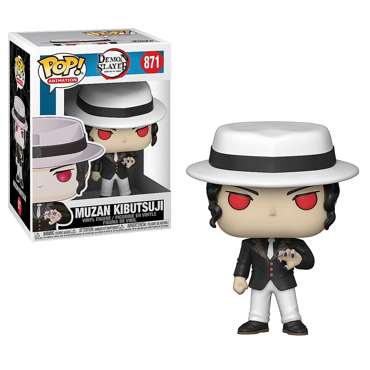 Funko Animation: POP! Demon Slayer Collectors Set - Tanjiro Kamado, Inosuke Hashibira, Zenitsu Agatsuma, Nezuko Kamado, Muzan Kibutsuji