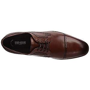 Stacy Adams Men's Dickinson Cap Toe Oxford, Cognac, 11