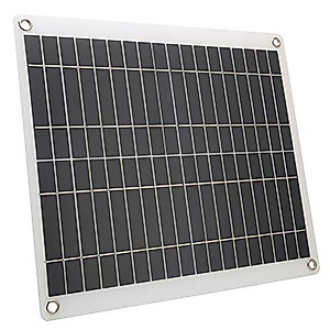 Crazy Sales Portable Solar Panel, 25W 18V 2A DC1218V Flexible Solar Panel, Dual USB Polycrystalline Silicon Outdoor Supplies Car Spacious Stations for Laptops