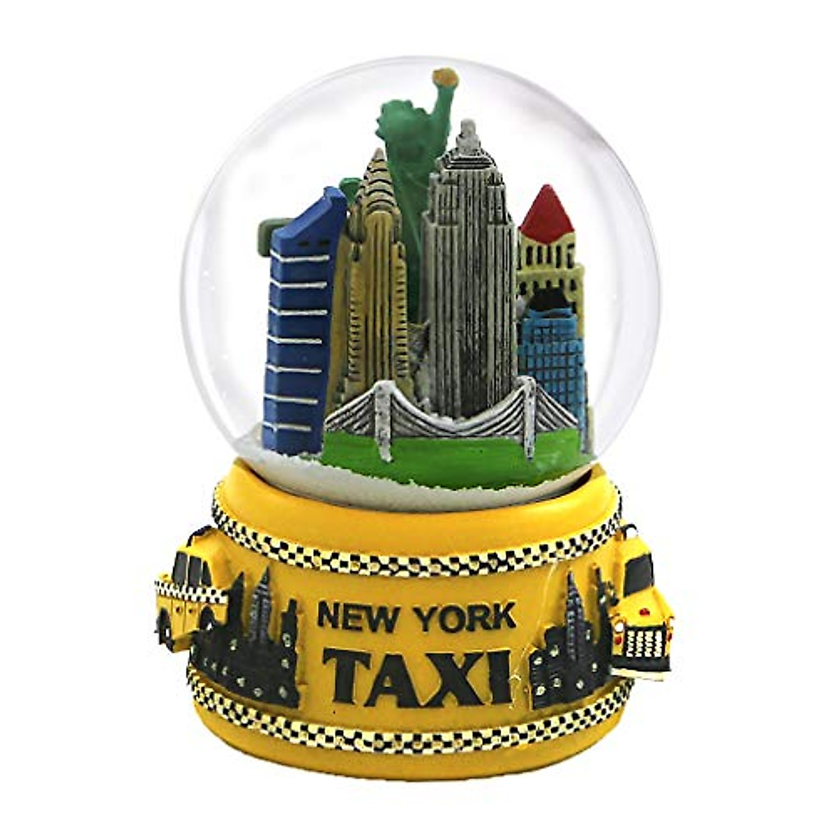 NYC Taxi Snow Globe 3.5 Inches