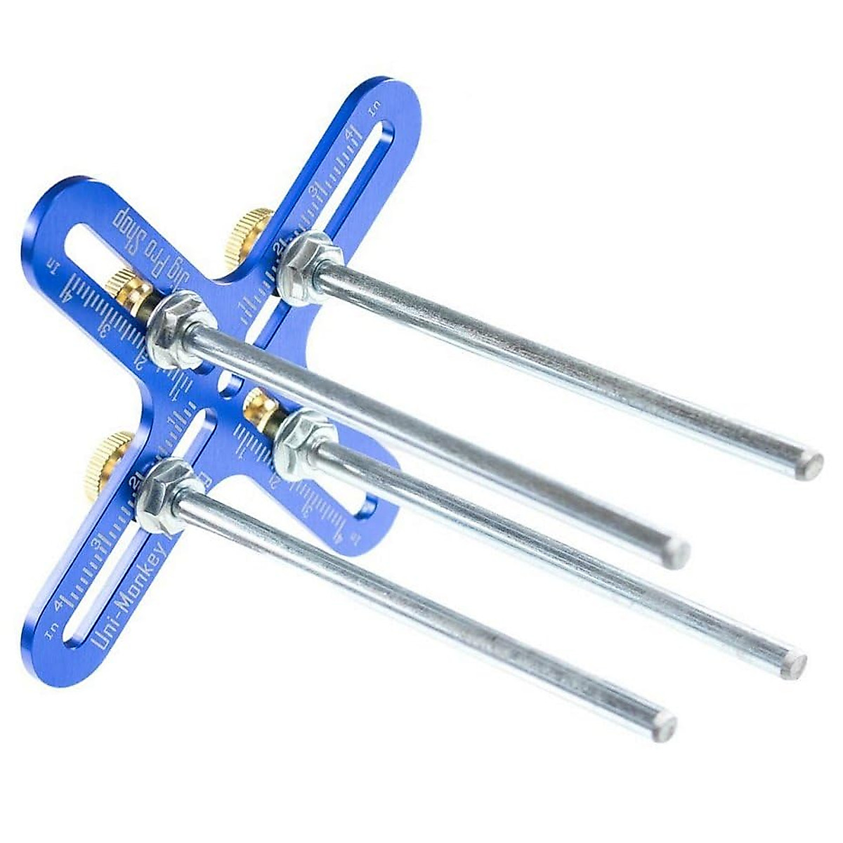 Uni-Monkey Paracord Tool Jig ~ Makes Ball Knots from 5/8" to 4" (Blue)