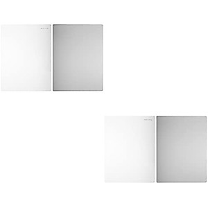 Cabilock 8 pcs Anti- Slip Writing Boards Durable Exam Plates (Assorted Color)