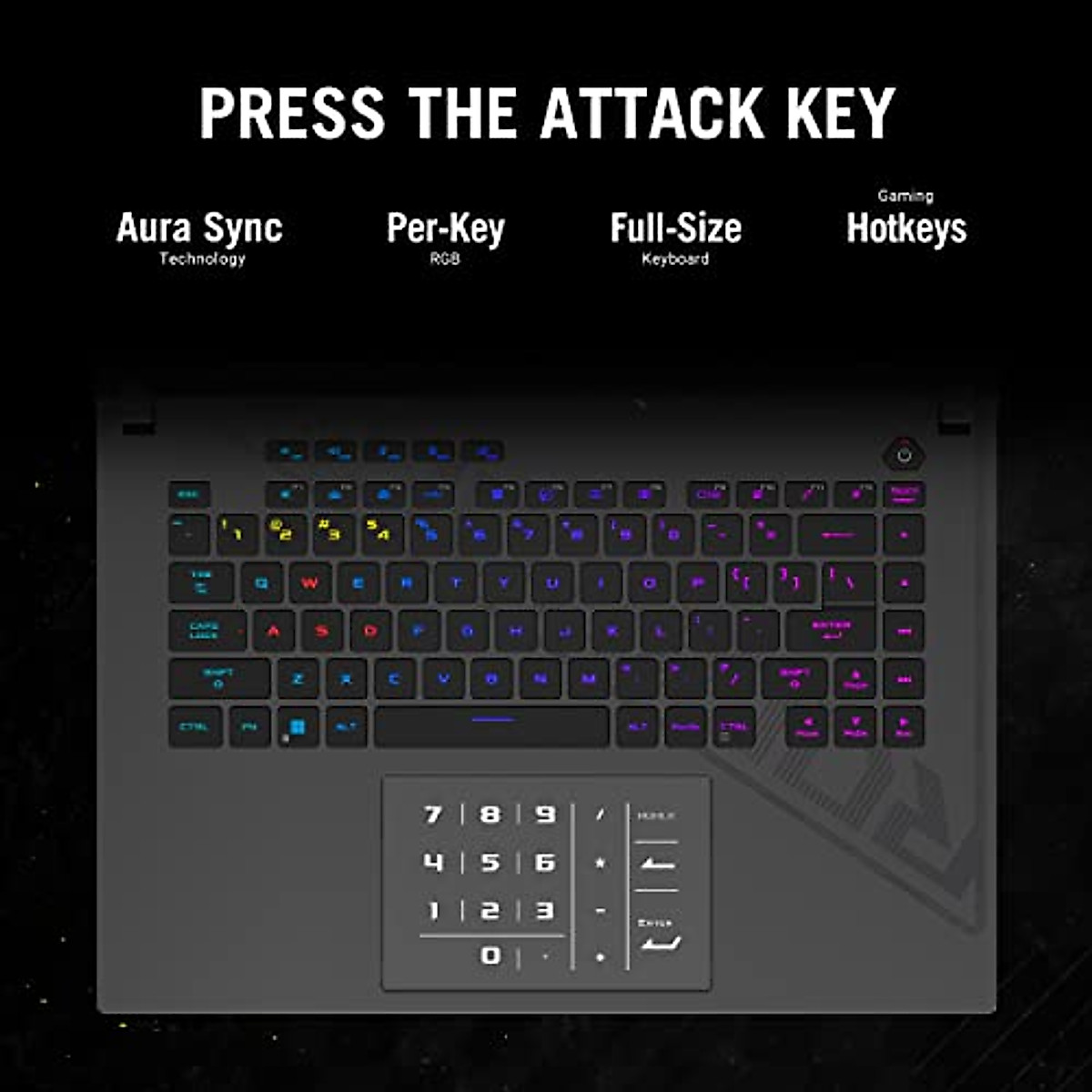 ASUS ROG Strix G16 (2023) Gaming Laptop, 16” Nebula Display 16:10 QHD 240Hz, GeForce RTX 4070, Intel Core i9-13980HX, 32GB DDR5, 1TB PCIe SSD, Wi-Fi 6E, Windows 11 Pro, G614JI-XS96,Eclipse Gray